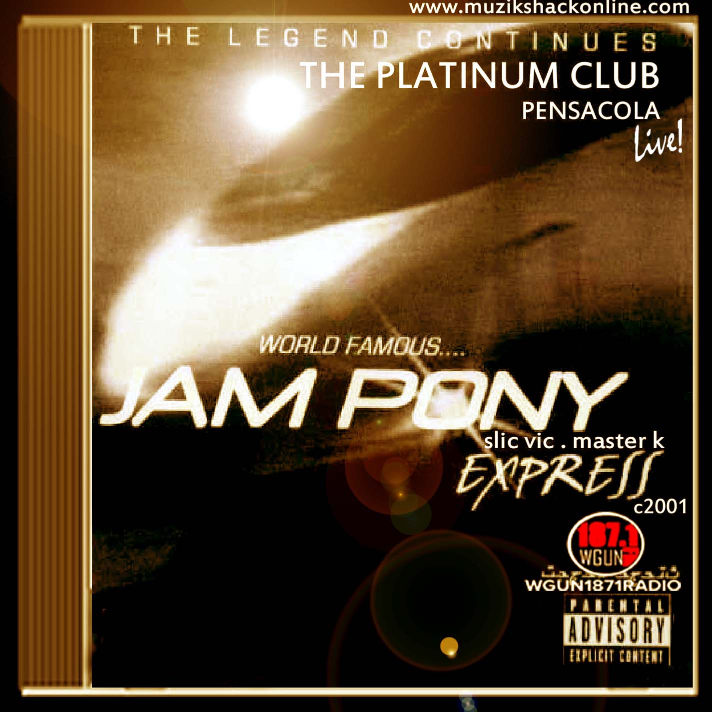 JAM PONY - PLATINUM CLUB PENSACOLA (LIVE SHOW) c2001 – Muzik-Shack-Online