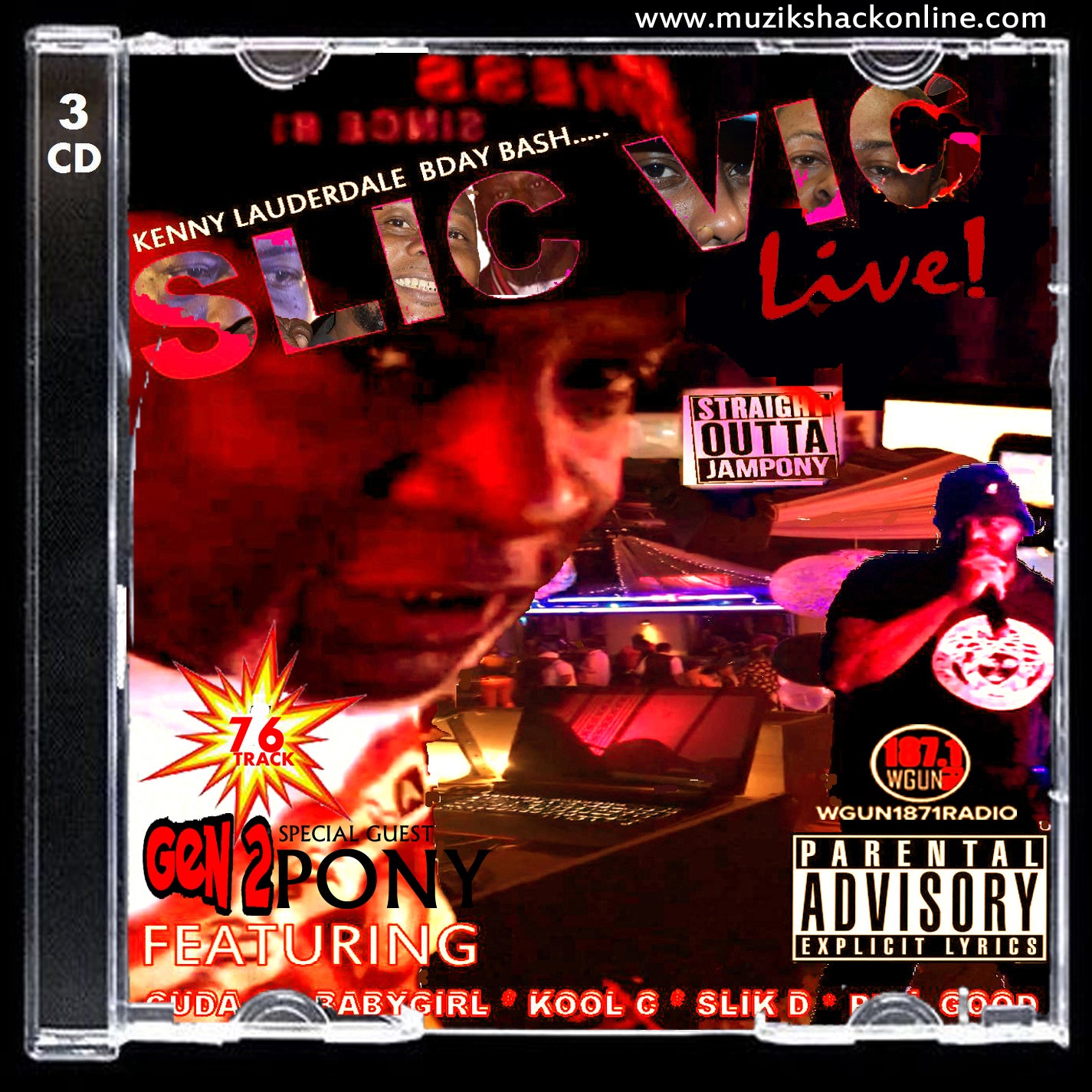 SLIC VIC JAM PONY GEN 2 - KENNY LAUDERDALE BDAY BASH POMPANO (LIVE COP ...